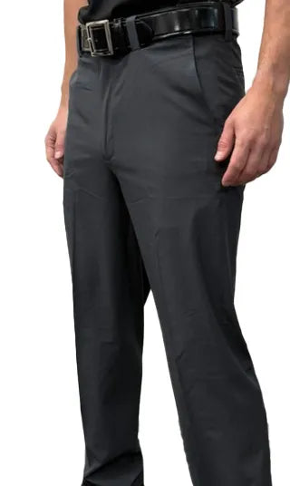 Smitty Tapered Fit Lightweight Dark Grey Pleated Umpire Base Pants with ...