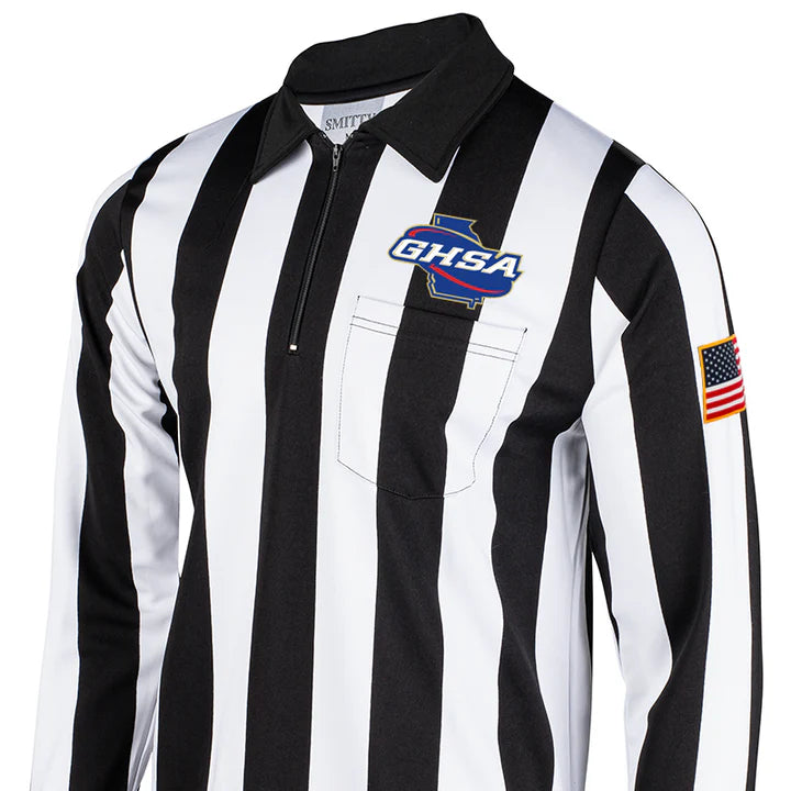 Georgia (GHSA) Football Referee Long Sleeve Shirt USA121GA | Gerry ...