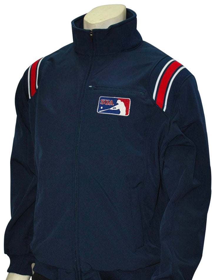Smitty Thermal Fleece Umpire Jacket (SUA) - Navy/Red | Gerry Davis Sports