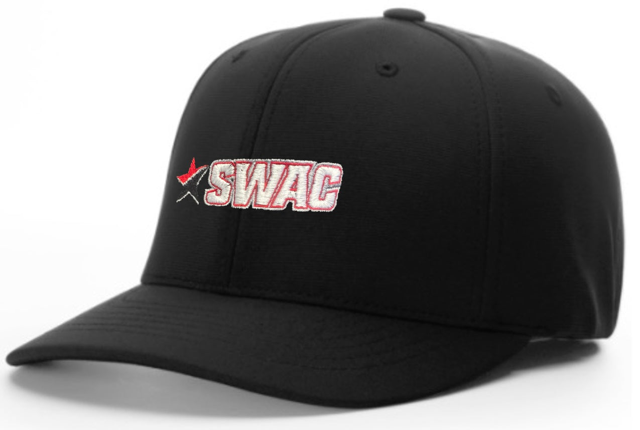 Richardson Black 8-Stitch Base Umpire Hat (SWAC) | Gerry Davis Sports